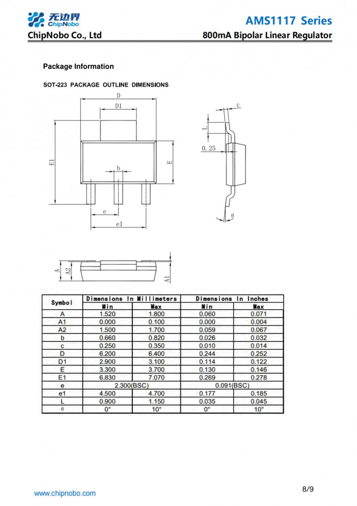 AMS1117-3.3-CN datasheet page 8
