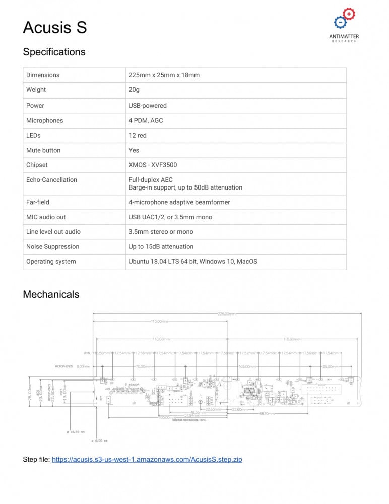 AR-ACS1 technical document page 2