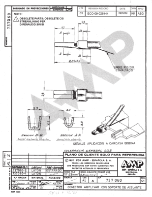 TE Connectivity 737060-1 Magnetic Wire Connector Chip for sale