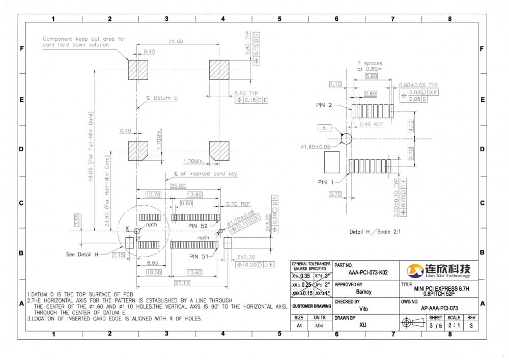 AAA-PCI-073 technical drawing page 3
