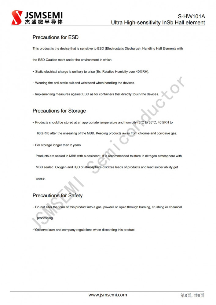 S-HW101A datasheet page 8
