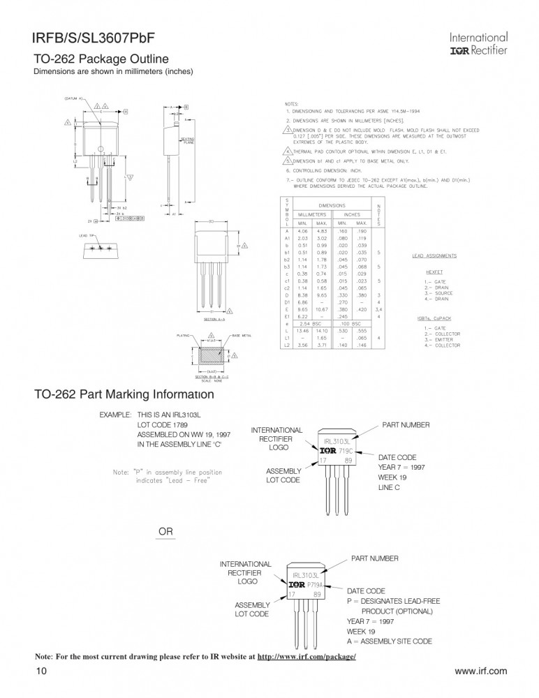IRFB3607PBF datasheet page 10