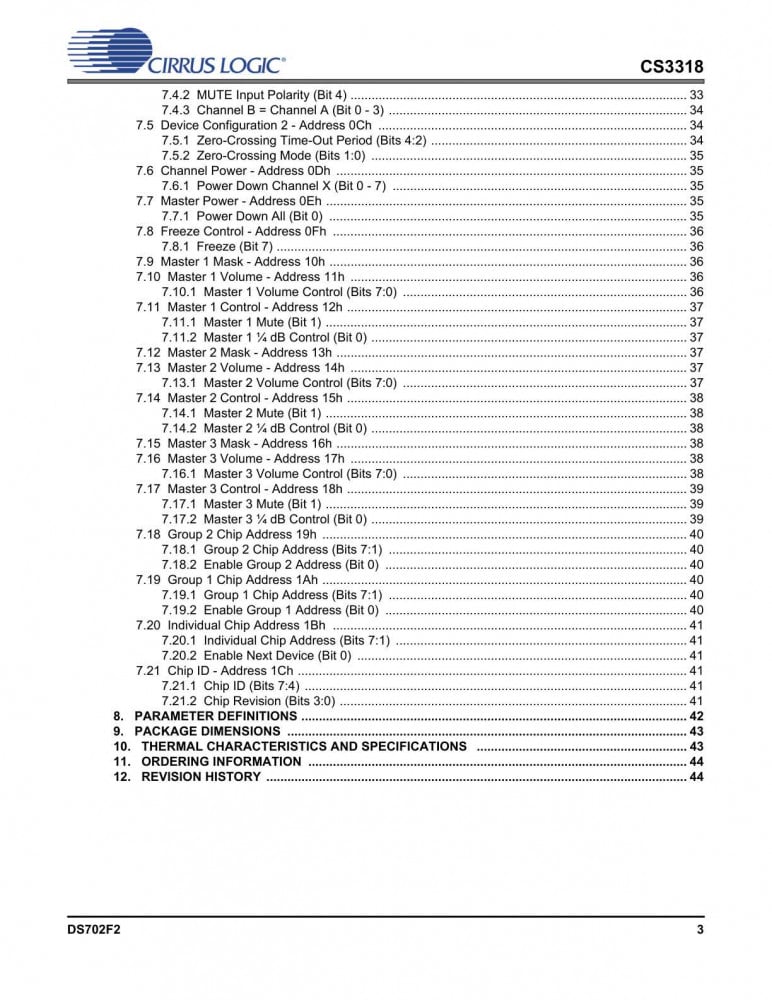 CS3318 datasheet page 3