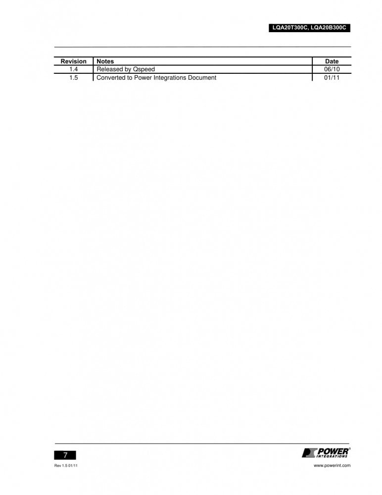 LQA20B300C datasheet page 7