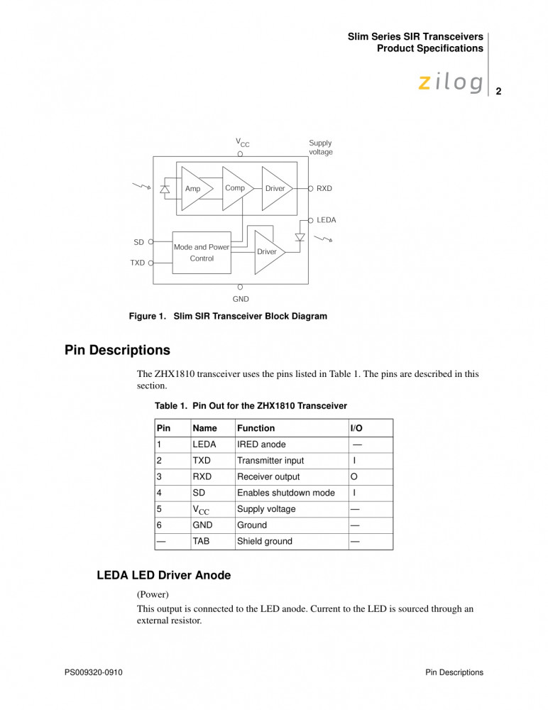 ZHX1810 datasheet page 6