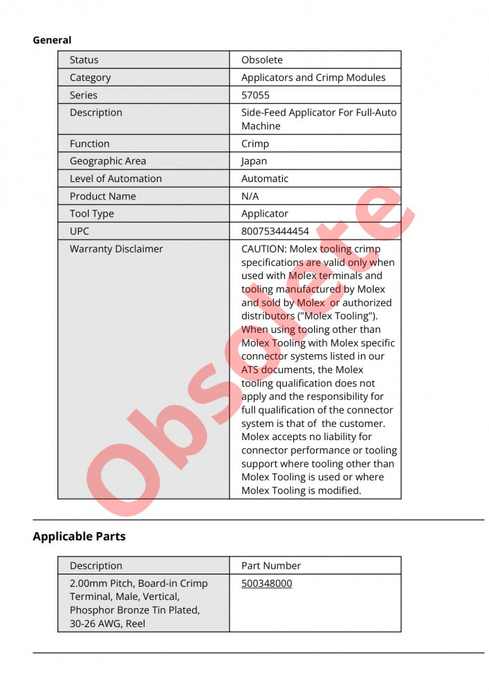 Molex 570553200 document image, page 2