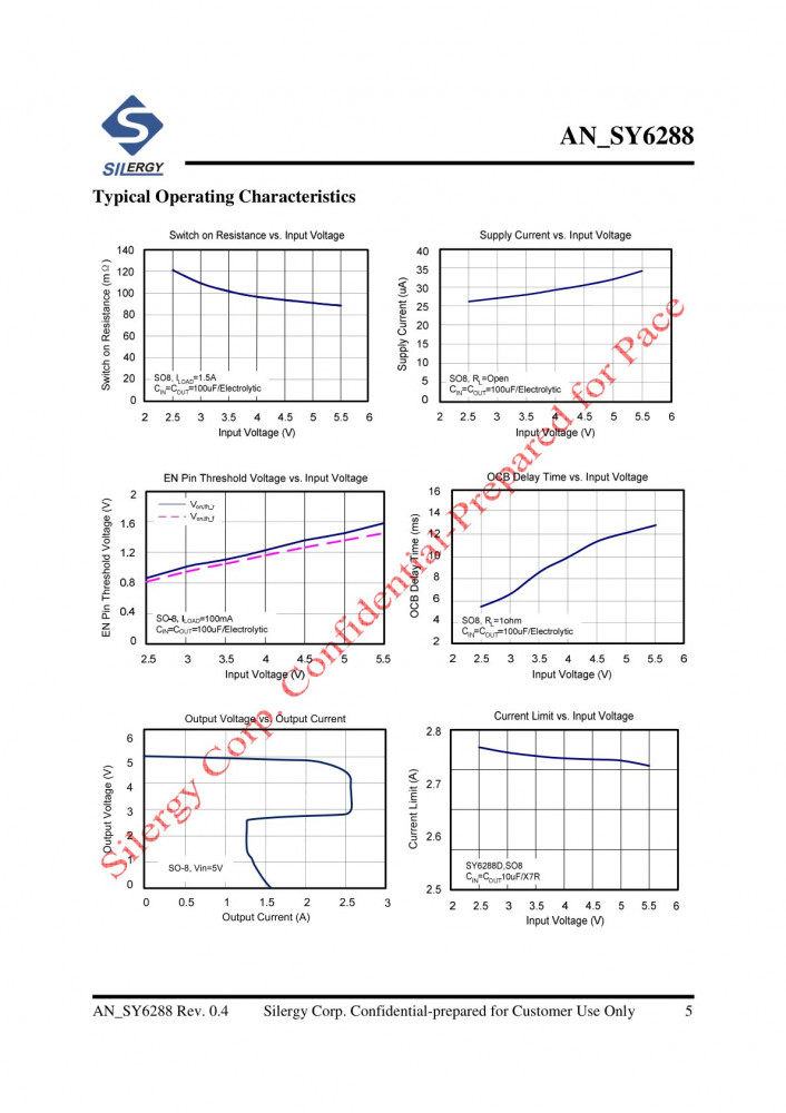 SY6288 datasheet page 5