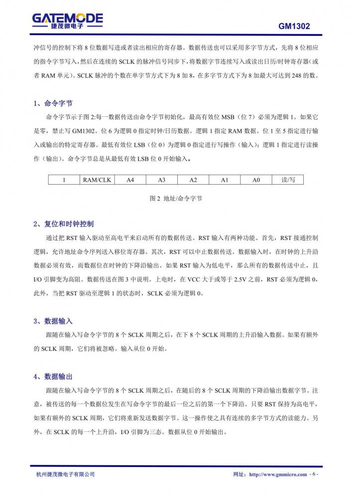 GM1302 datasheet page 6