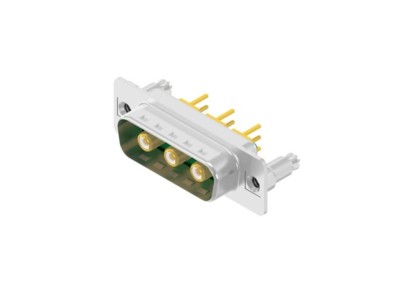 D-SUB Combination Standard • 3W3 [○○○] • Plug • Panel mounted receptacle • Threaded rear spacer • UNC 4-40 • 50 Ohm • Solder pin straight for sale
