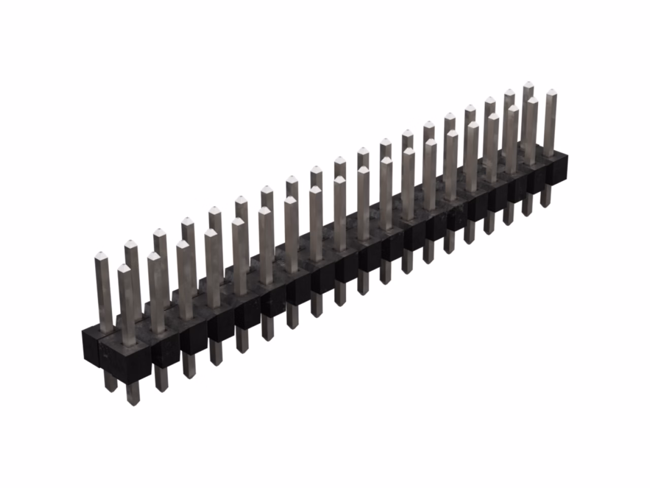 C-Grid Header, 2.54mm Pitch, Through Hole, Dual Row, Vertical, 38 Circuits, 2.54µm Tin (Sn) Plating, Tray Packaging, Lead-Free for sale