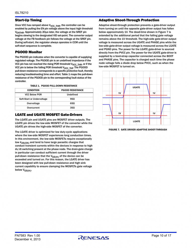 ISL78210ARUZ-T datasheet page 10