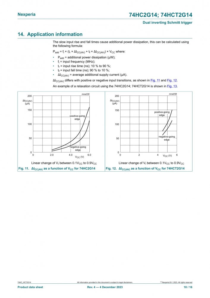 Datasheet page 10