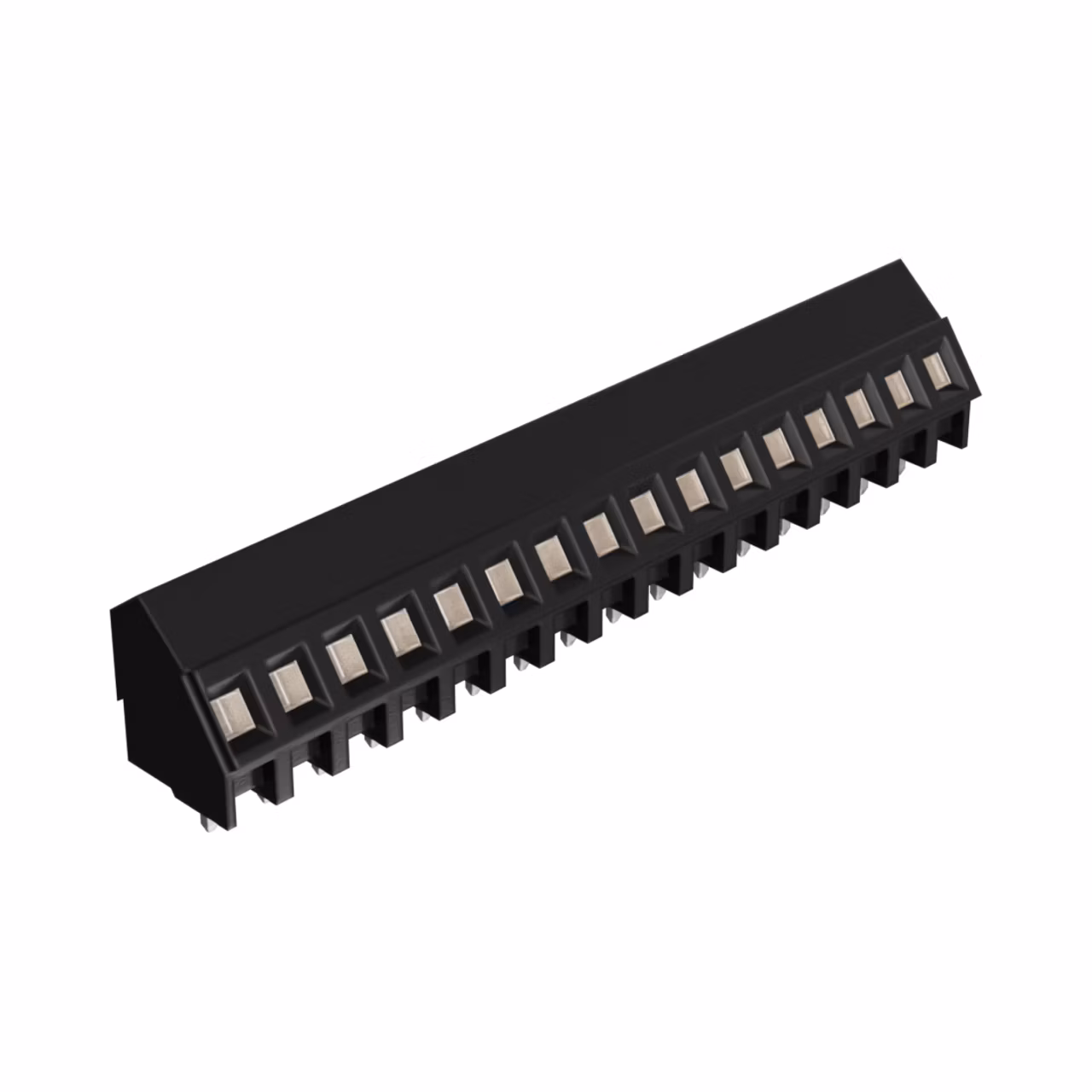 5.08mm Pitch Beau Eurostyle Low Profile, Fixed Block, 35° Wire Entry, Modular, 16 Circuits for sale