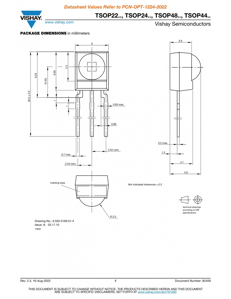 TSOP2237 datasheet page 7