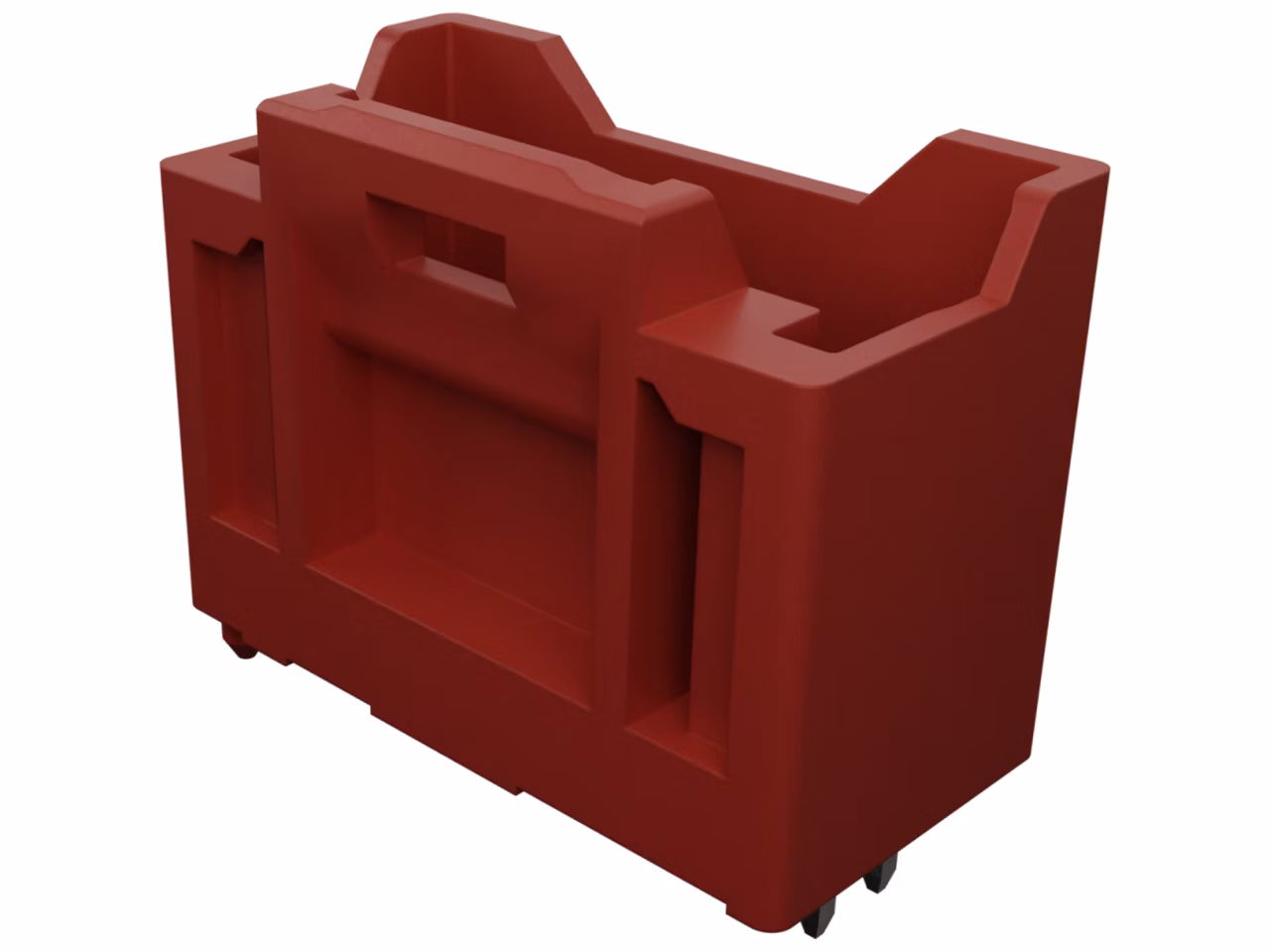 2.00mm Pitch, iGrid PCB Header, Dual Row, Vertical, Through Hole, Matte Tin (Sn) Plating, Positive Lock, 14 Circuits, Tray, 3.20mm PC Tail Length, Red, with PCB Locator for sale