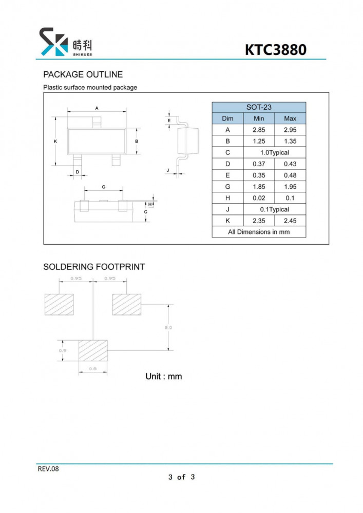 KTC3880Y datasheet page 3