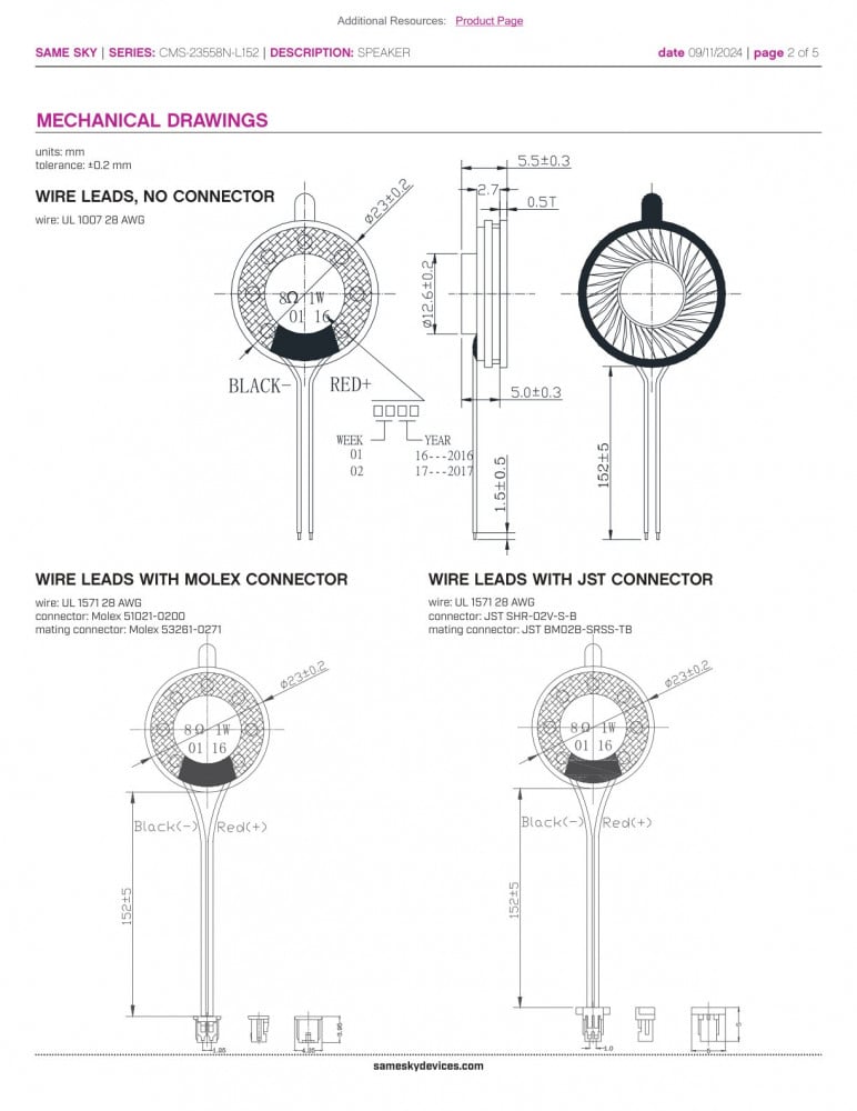 CMS-23558N-L152 datasheet page 2