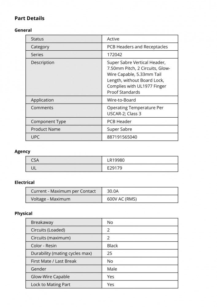 MOLEX 1720420205 technical document image 2