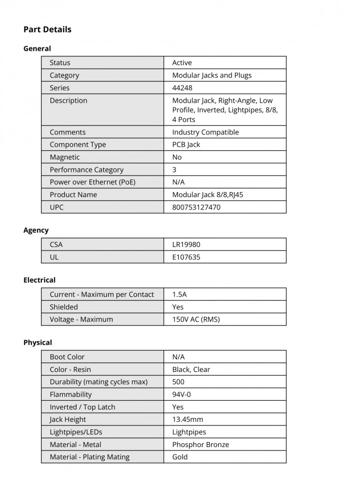 MOLEX 442480034 technical document image, page 2