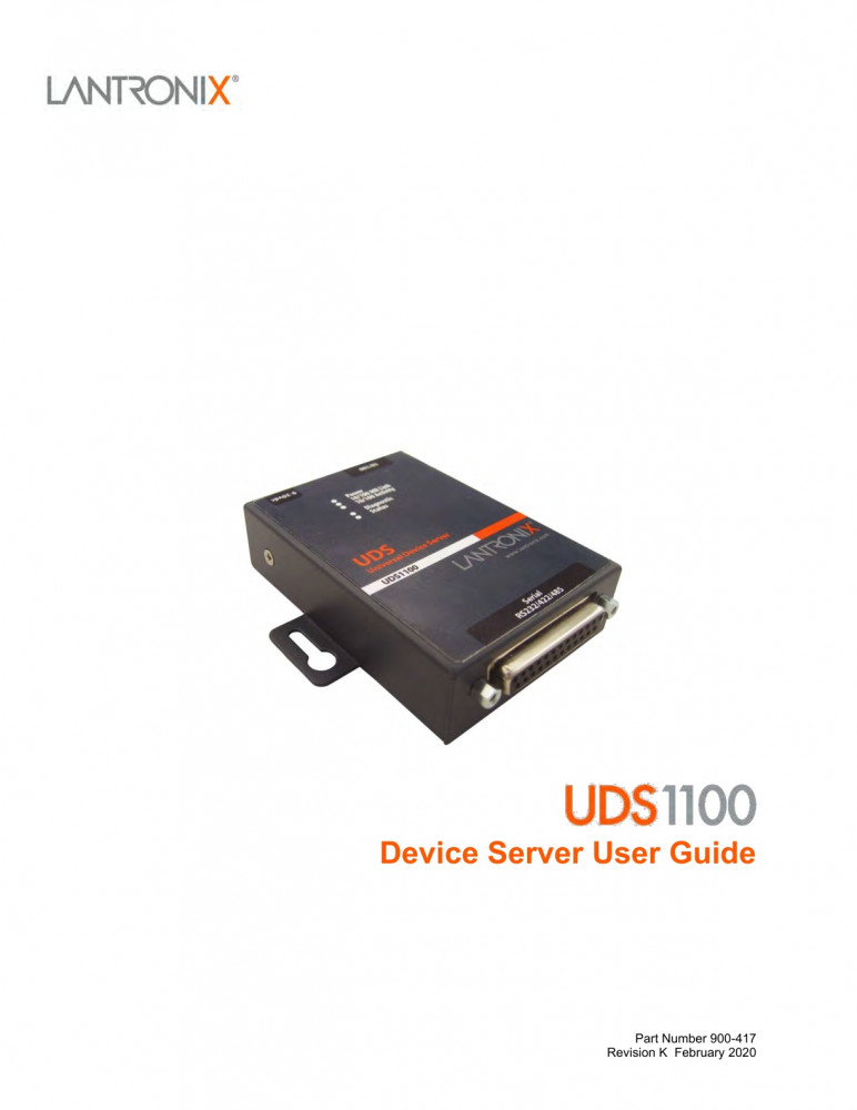 UDS1100 guide page image 1