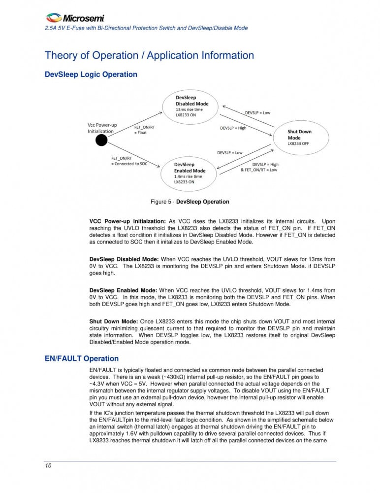 LX8233 datasheet page 10