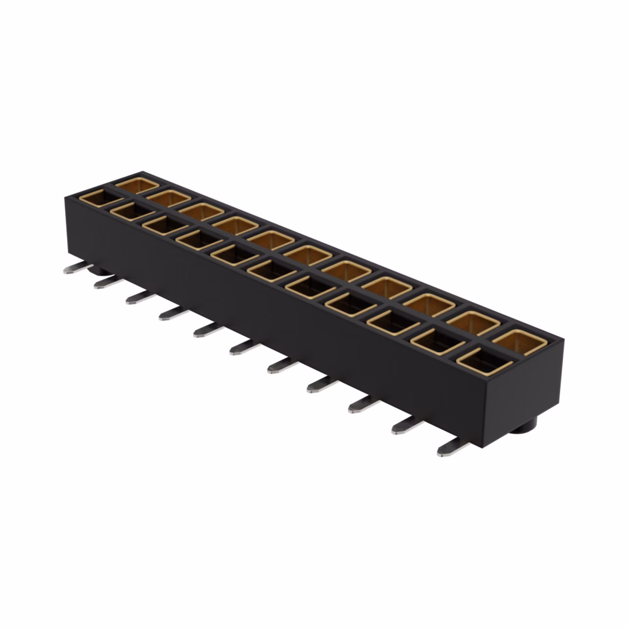 2.00mm Pitch Milli-Grid Receptacle, Surface Mount, Bottom Entry, 0.13µm Gold (Au) Plating, 22 Circuits, with Peg, Tube, Lead-Free for sale