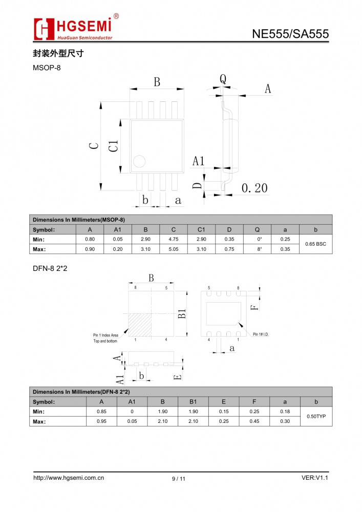 SA555 technical document page 9