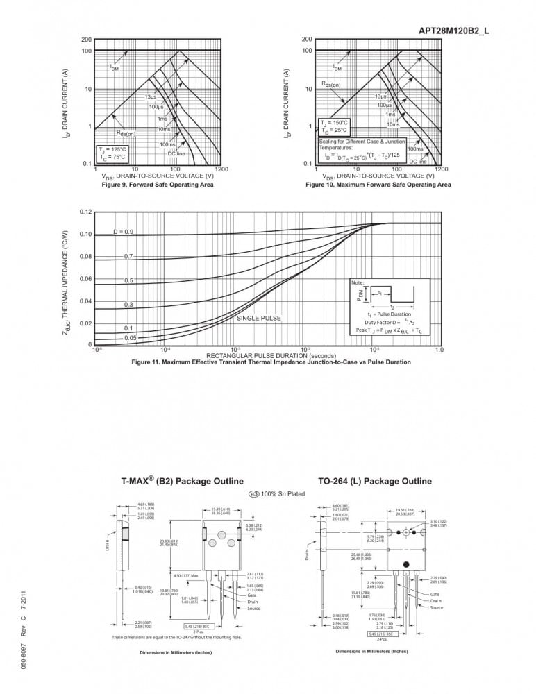 APT28M120L datasheet page 4