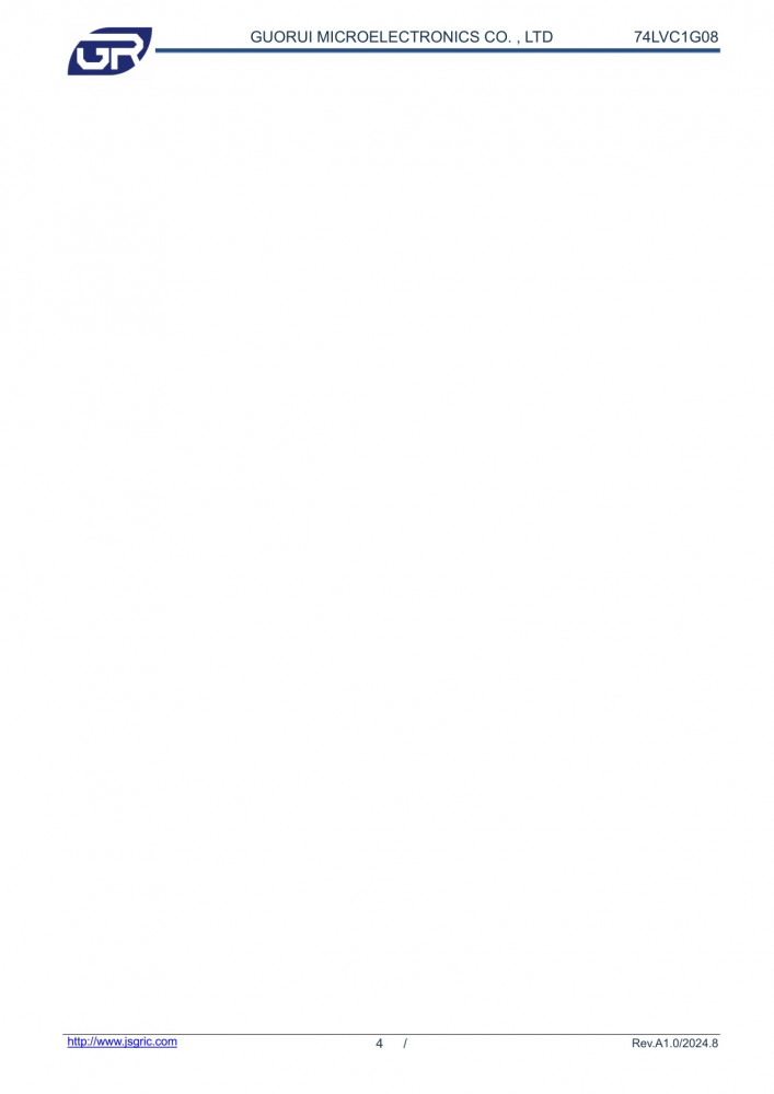 74LVC1G08 datasheet page 4