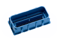 2.54mm Pitch, MX123 Header, 80 Circuits Shrouded Assembly, Qty(80) 0.64mm Square Signal Pins, Harness Side Key Code G, Blue (Ag Mate Side Finish) for sale