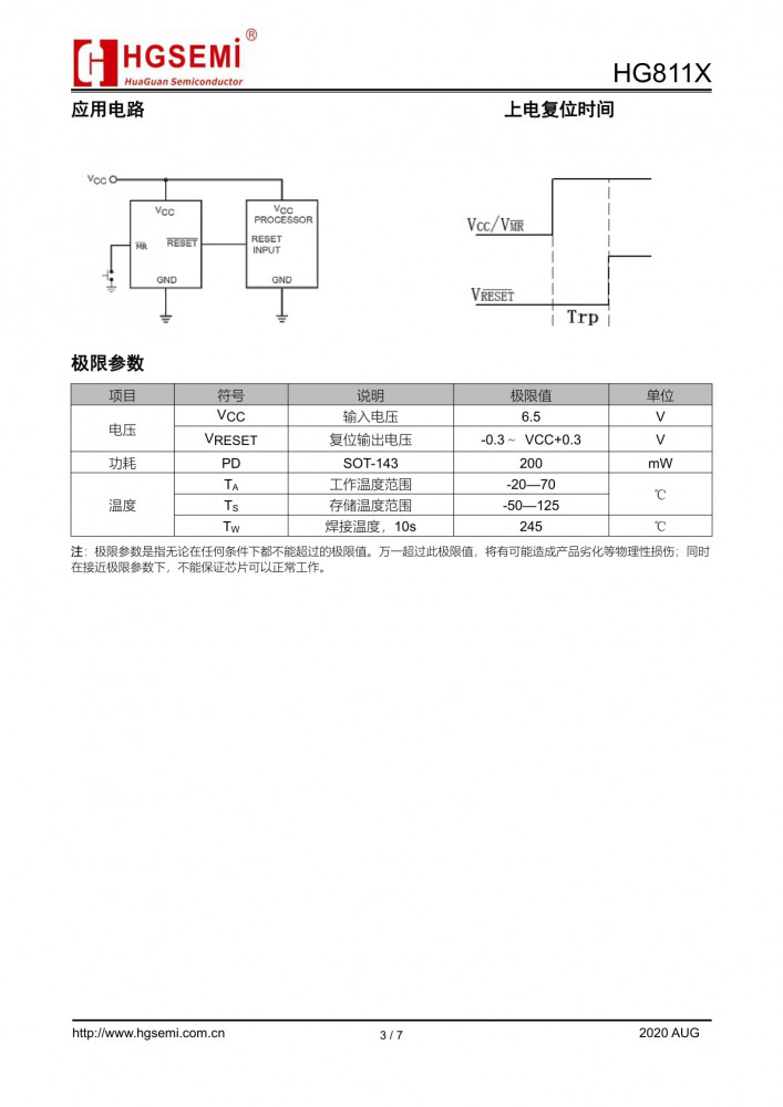 HG811TM4/TR datasheet page 3