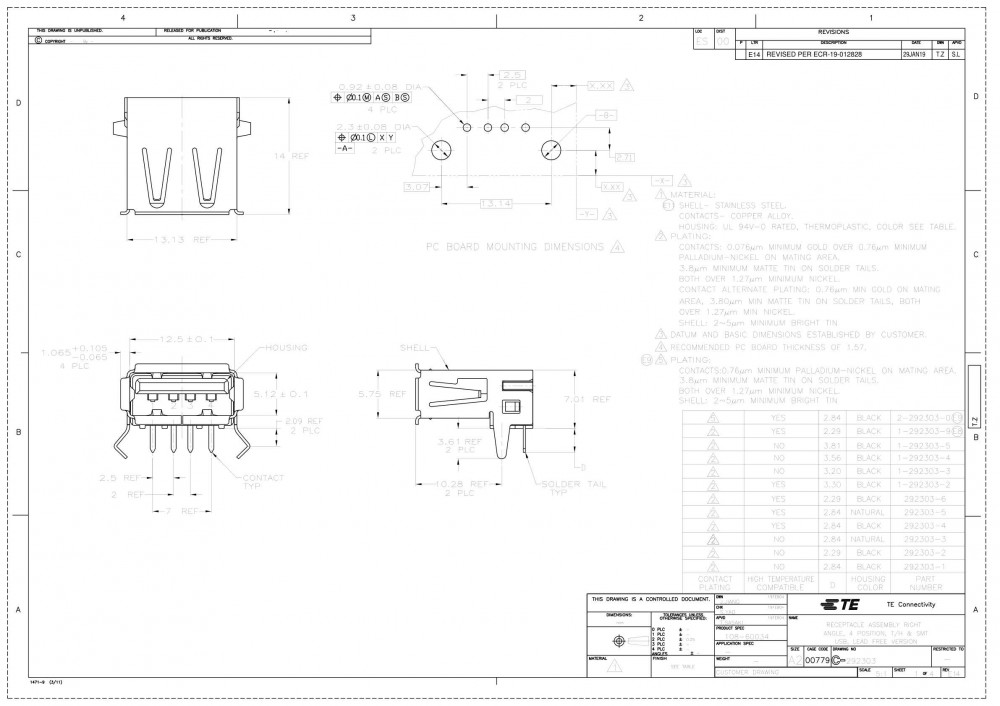 292303-6 technical drawing page 1