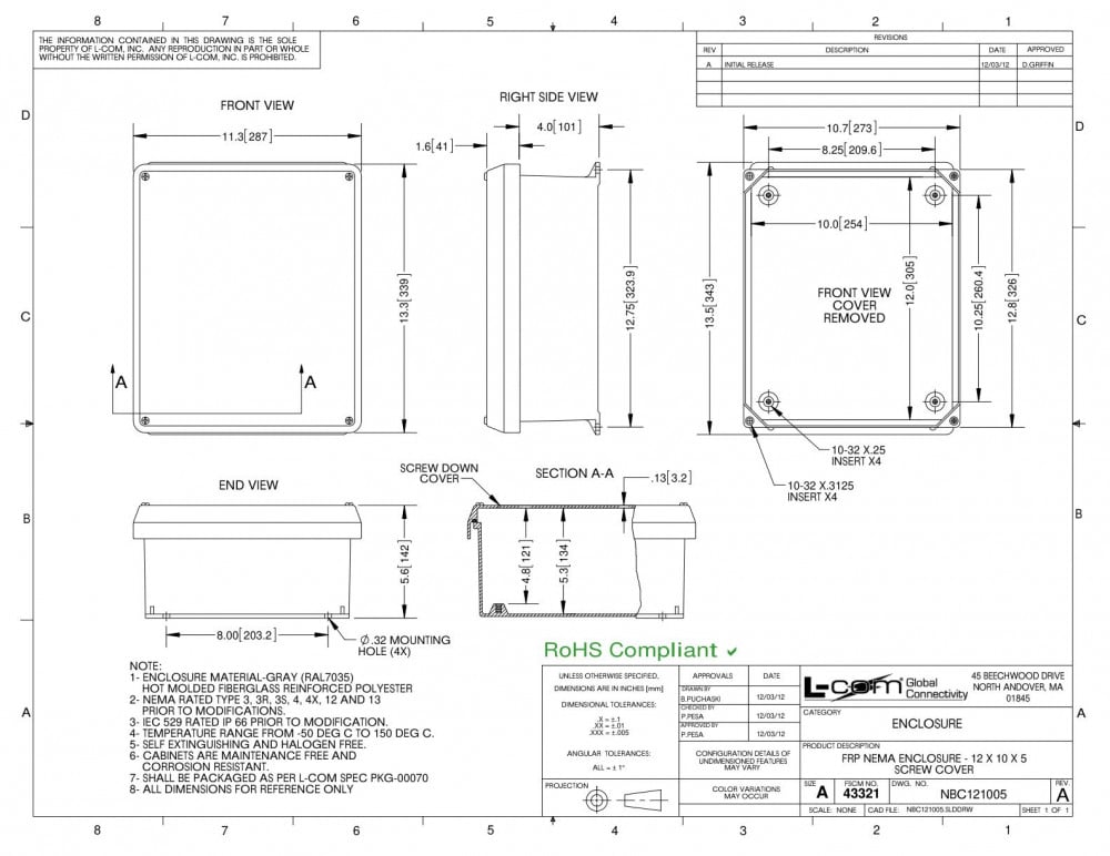 NBC121005 technical document page