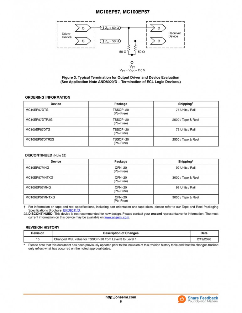 MC100EP57 datasheet page 8