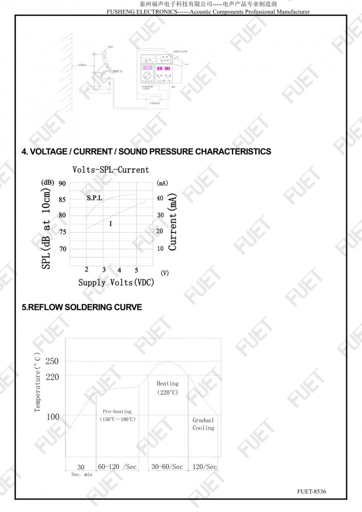 FUET-8536 specification document page 4