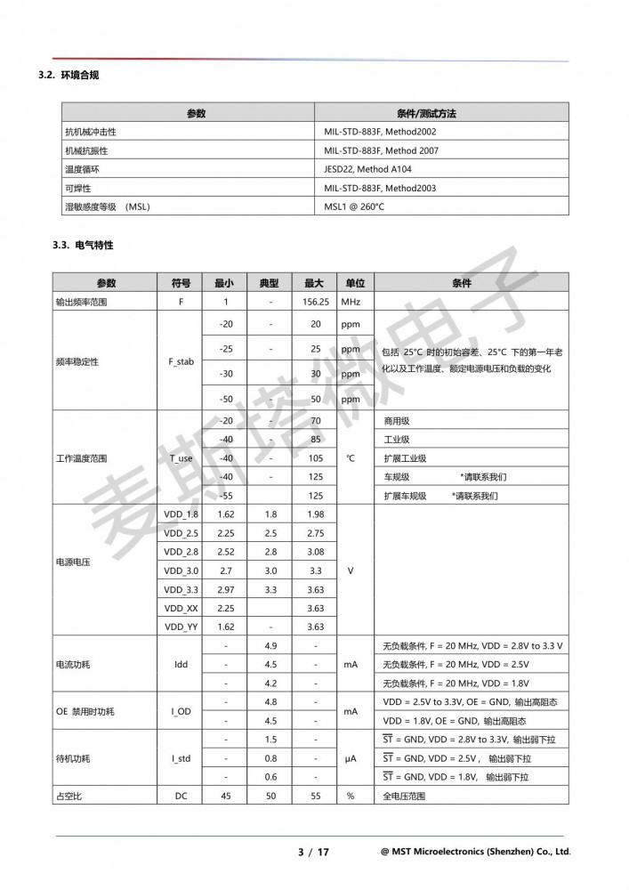 MST8011 datasheet page 3