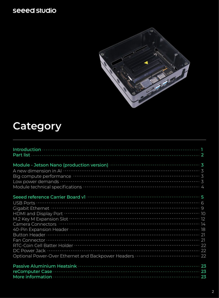 Product document page 2