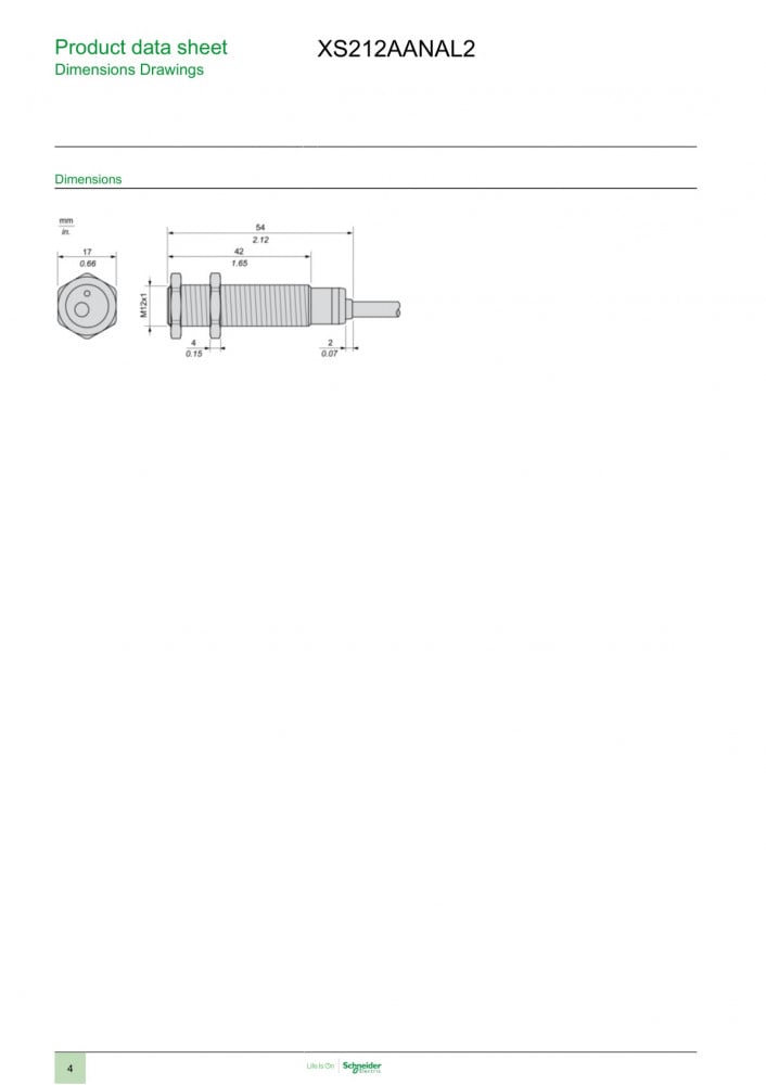 XS212AANAL2 technical document page 4