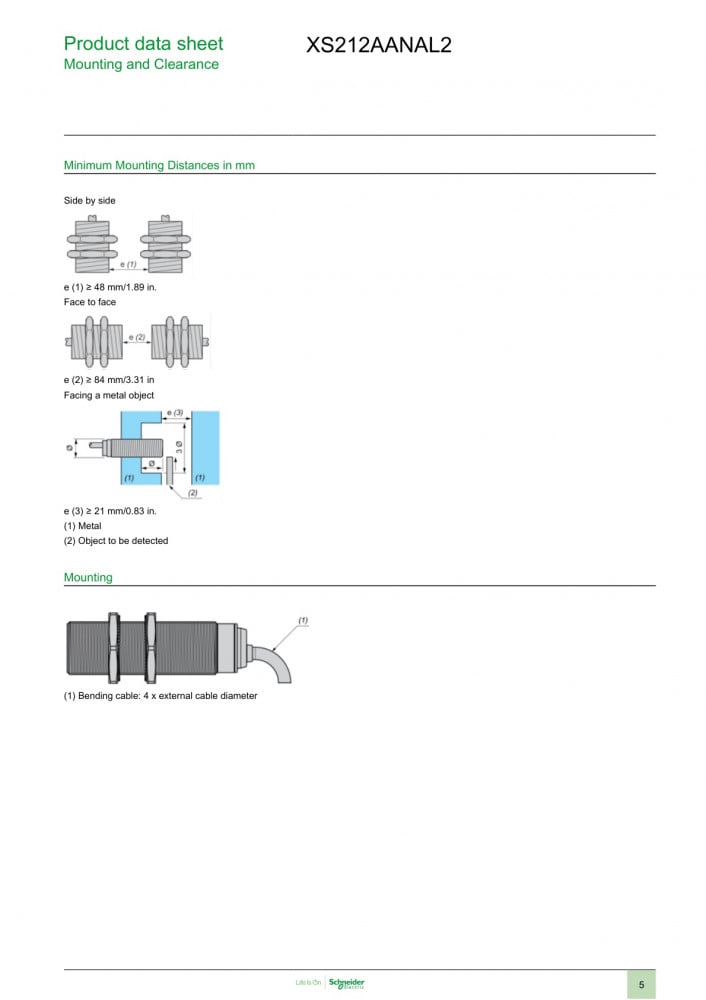 XS212AANAL2 technical document page 5