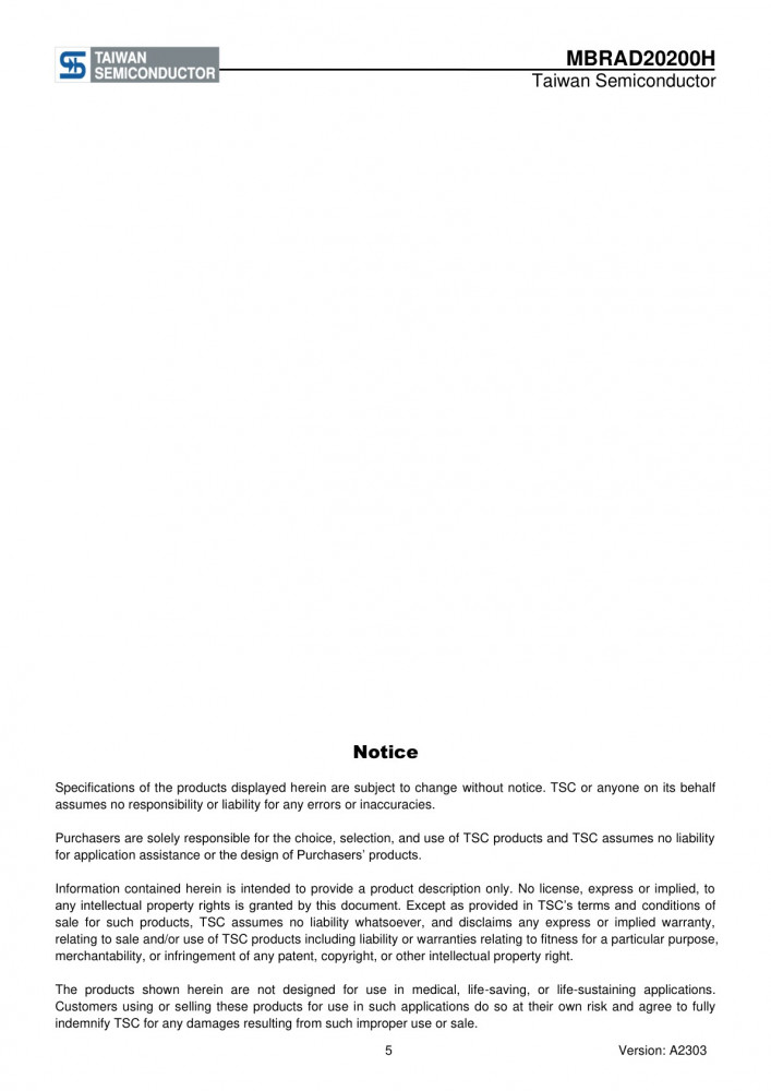 MBRAD20200H datasheet page 5