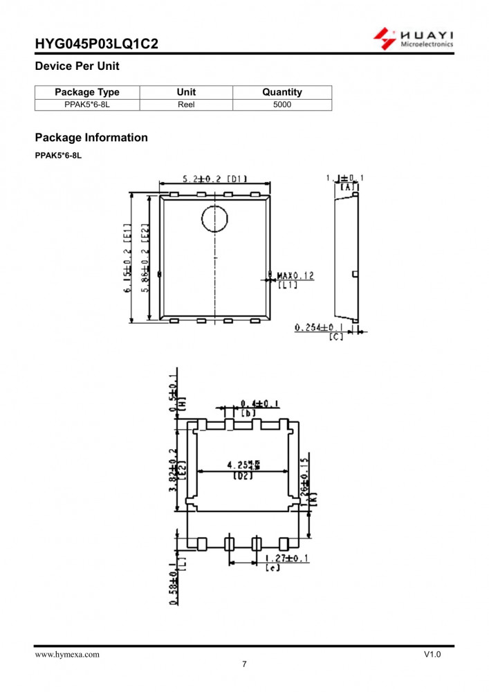 HYG045P03LQ1C2 datasheet page 7
