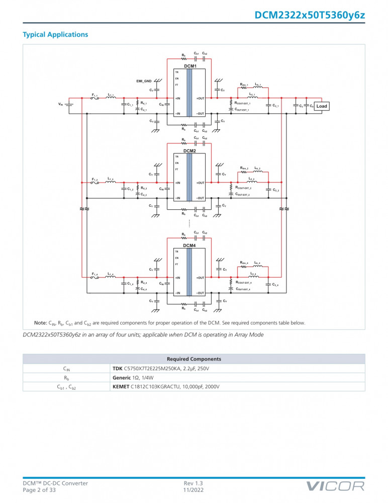 DCM2322 technical document page 2