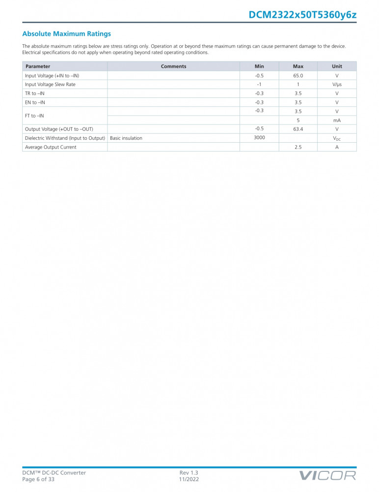 DCM2322 technical document page 6