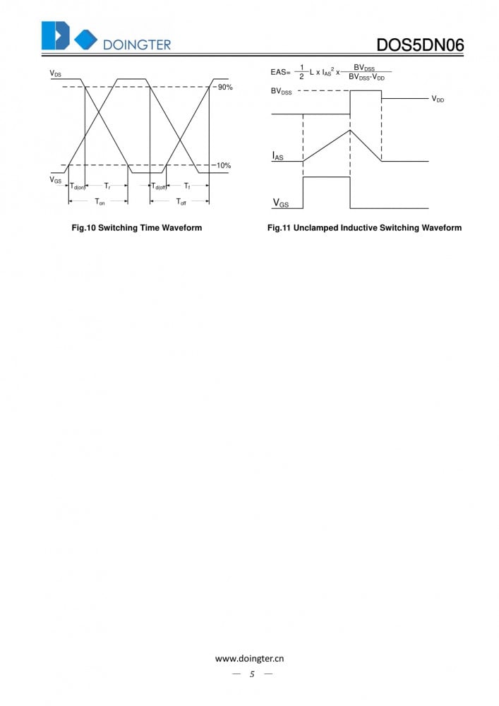 DOS5DN06 datasheet page 5