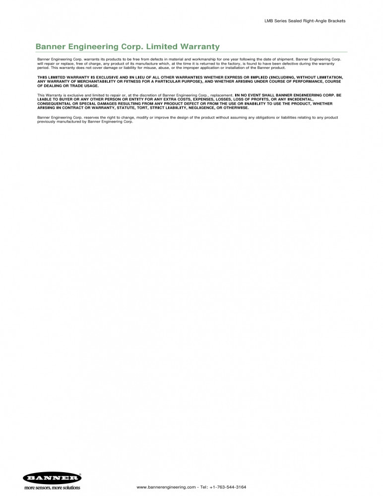LMB30RA technical document page 4