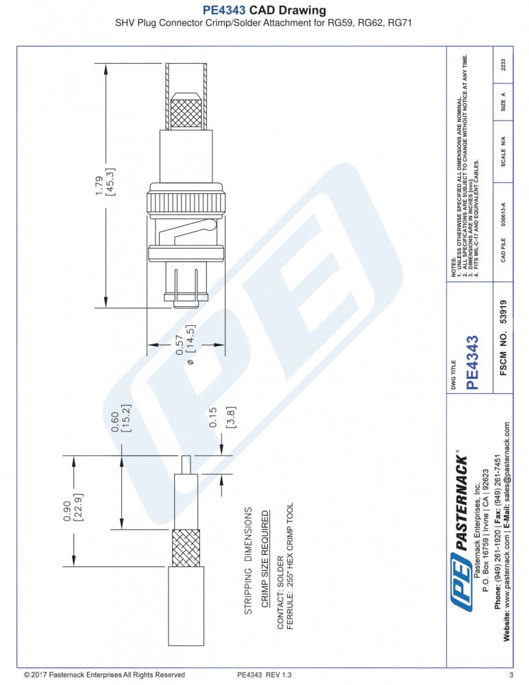 PE4343 technical document page 3