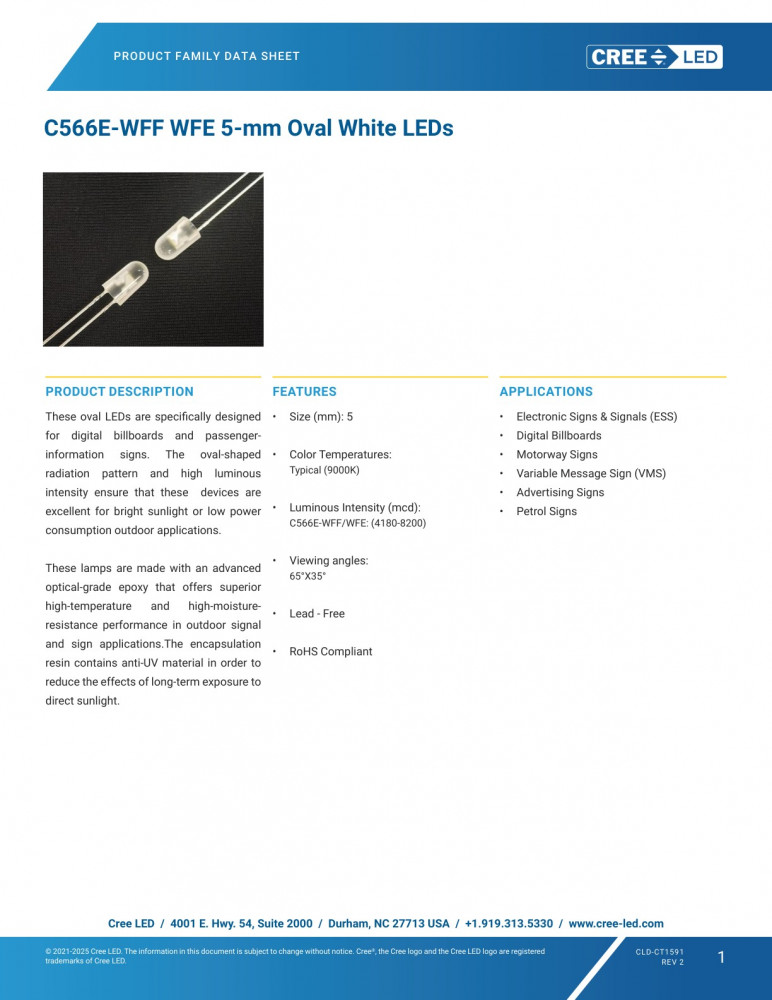 C566E-WFE datasheet page 1