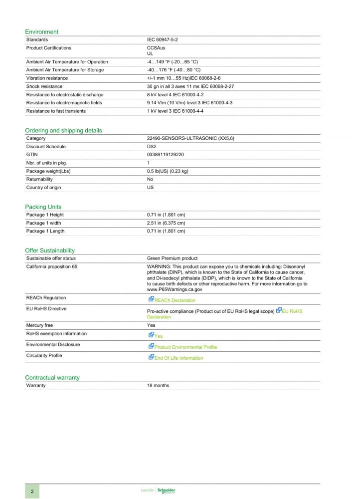 XX518A3NAL2 technical document page 2