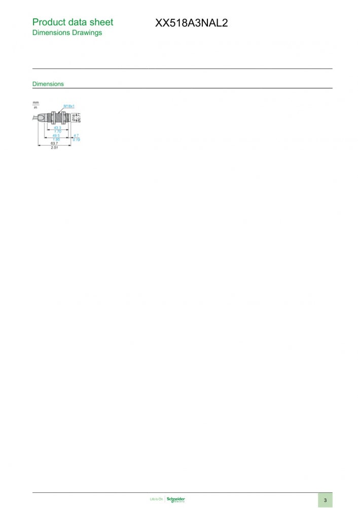 XX518A3NAL2 technical document page 3