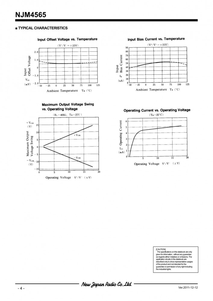 NJM4565 datasheet page 4